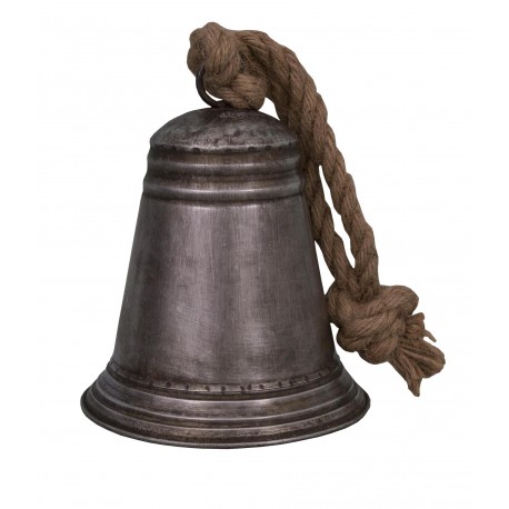 Decorative zinc bell by Antic Line ideal for a vintage style in a cozy ...